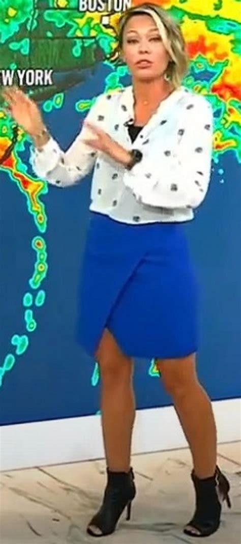 Dylan Dreyer Wearing A Sexy Mini Blue Skirt 3 By Dragonmatt600 On