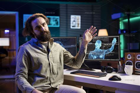 Deviant Ai Superintelligence Enslaving Its Creator Controlling His