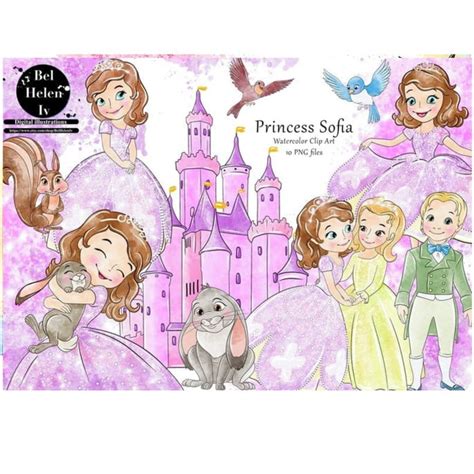 Kit Digital Princesa Sofia Cod 0399 Elo7