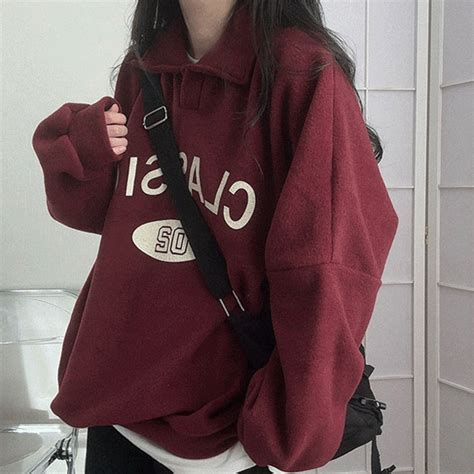 [따뜻후리스🔥 오버핏] 클래식 카라 후리스 맨투맨 3color 에이블리