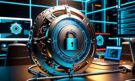Premium Photo Cyber Security Abstract Background Technology Background With A Padlock Internet