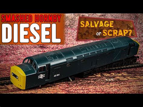 Smashed Up Hornby Class 40 Salvage Or Scrap Samstrains