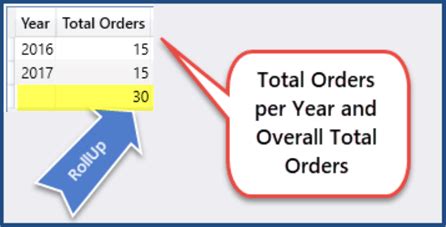 DAX In SQL Server Rollup Statement To Group And Total Data