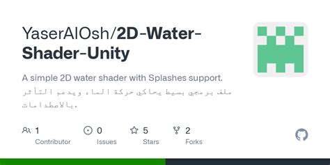 Github Yaseralosh2d Water Shader Unity A Simple 2d Water Shader