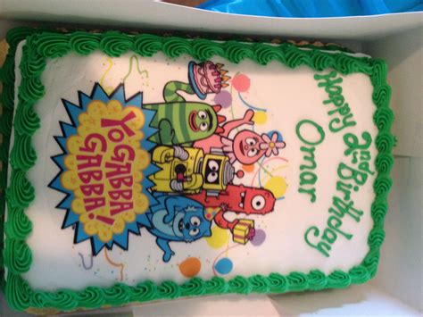 Yo Gabba Gabba Birthday Cake 1st Birthday Parties Monster Birthday Birthday