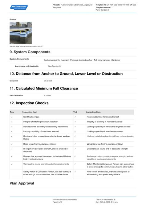 Fall Protection Plan Example Follow These Safety Recommendations