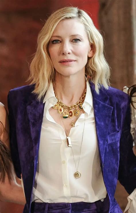 A List Of All The Suits Cate Blanchett Has Worn On The Oceans 8
