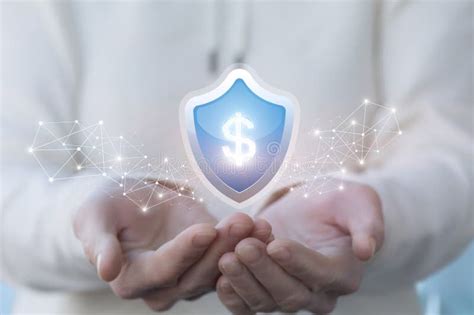 Creating Protection And Security In Financial Means Stock Image Image Of Business Innovation