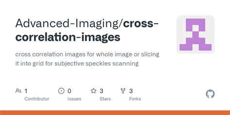 github advanced imaging cross correlation images cross correlation