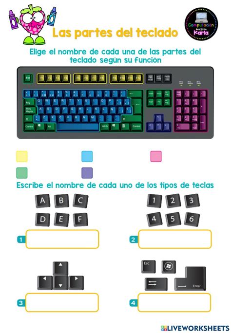 an image of a computer keyboard with different colors and numbers on it