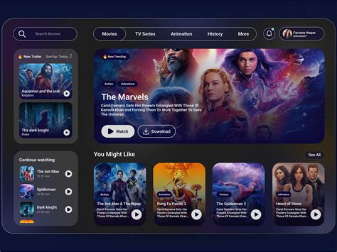Stream App Spatial Ui Design 🎬 By Amzad Hossain On Dribbble