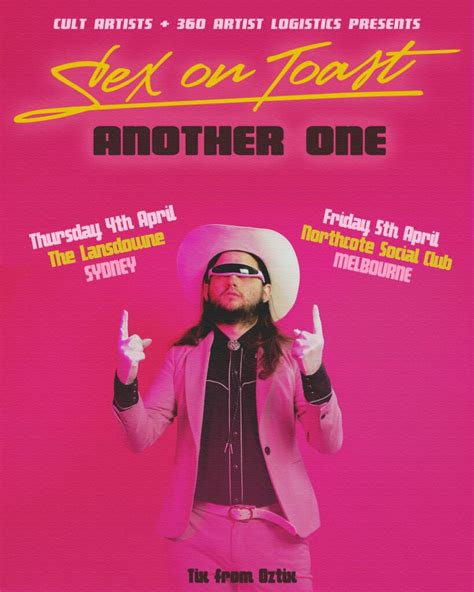 Sex On Toast Single Tour Cult Artists