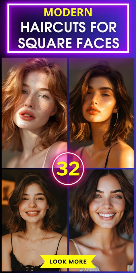 Best 14 Best Haircuts For Square Faces Styles To Soften And Flatter