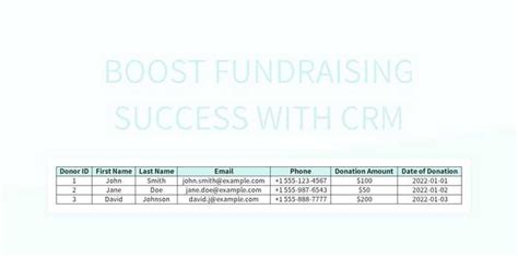 Maximize Your Fundraising Potential With Crm Excel Template Free Download Pikbest