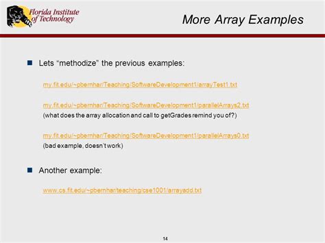 Arrays Arrays And Methods Searching Sorting Arrays Reading Ppt Download