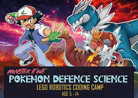 pokemon defence science lego robotics coding technology steam school