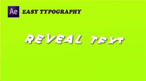 Reveal Text Animation After Effects Easy Typography After Effects… Orbit Brain