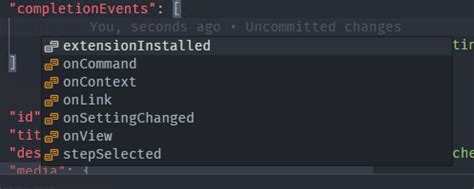 Some Of The Getting Started CompletionEvents Are Inconsistent Issue Microsoft Vscode