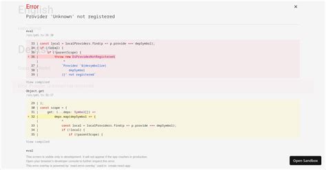 Primitive Dependency Injection Example Codesandbox