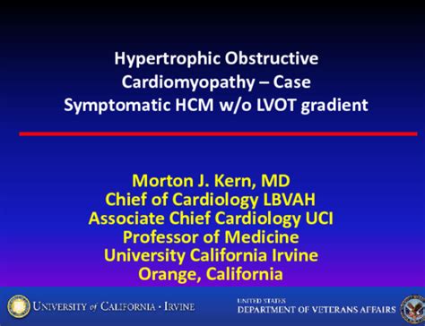 Case Presentation And Topic Review A Symptomatic Hcm Patient Without Resting Obstruction