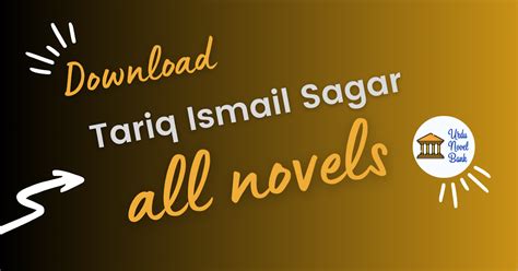 All Novels By Tariq Ismail Sagar Download In Pdf Urdu Novel Bank