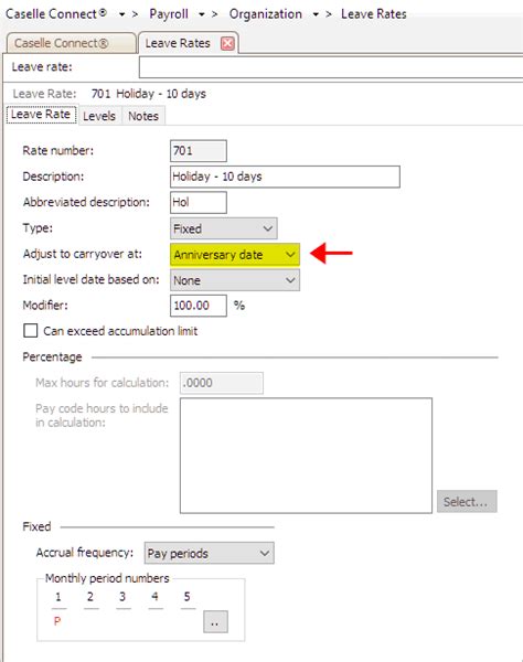 How Do I Calculate Leave Based On A Fixed Amount