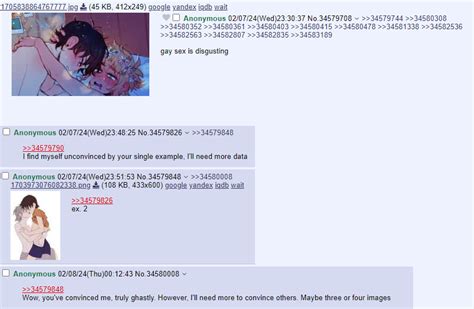 Anons Discuss Gay Sex R Chan