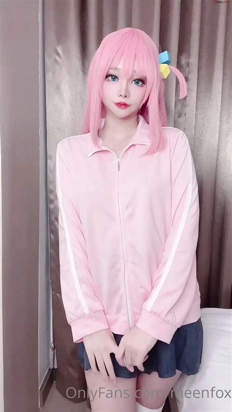 Onlyfan Meenfox Cosplay Bocchi Bocchi The Rock “10 Photos