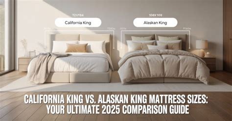 California King Vs Alaskan King Mattress Sizes Your Ultimate 2025