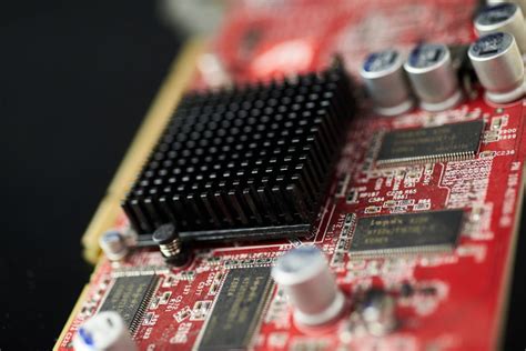 Computer Circuit Close Up Royalty Free Photo