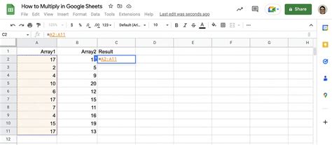 How To Multiply In Google Sheets Examples Layer Blog