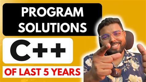 3 C Program Solutions Last 5 Years 12th Computer Science 1 Live One Shot Youtube