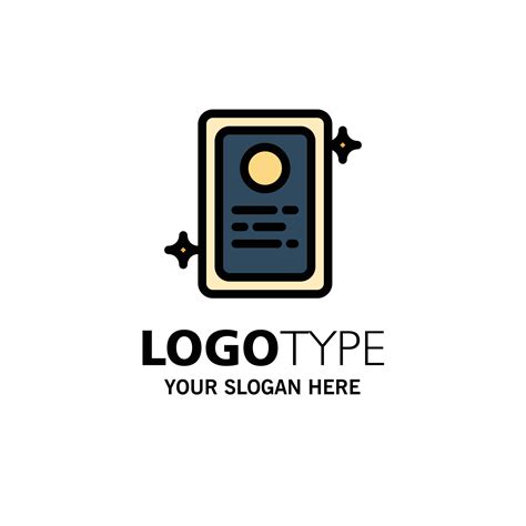 Assignment Job Application Test Business Logo Template Flat Color 15467518 Vector Art At Vecteezy