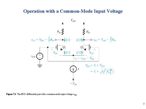 Nmos Input Differential Amplifier Calculator