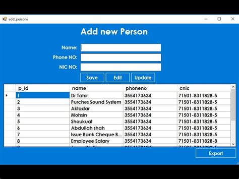 Export Datagridview To Excel Free Source Code Tutorials