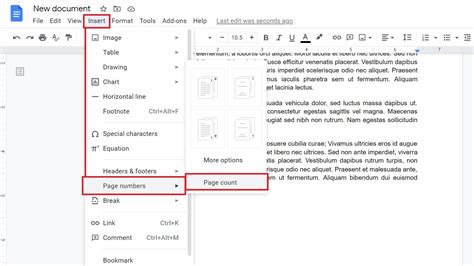Google Docs How To Start Page Number On Third Page Page