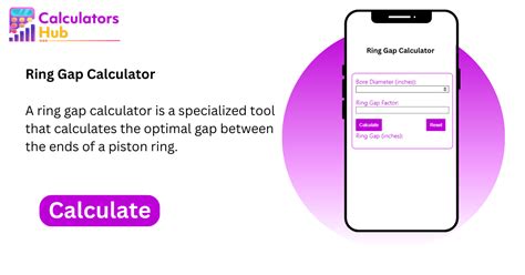 Ring Gap Calculator Online