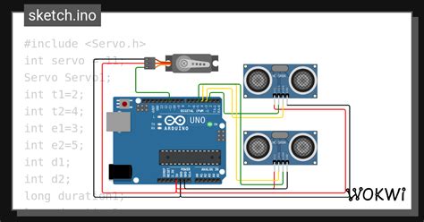 Servo Meter Wokwi ESP STM Arduino Simulator
