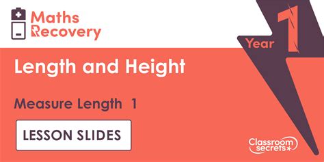 Year 1 Measure Length Using Objects Lesson Slides Resource Classroom