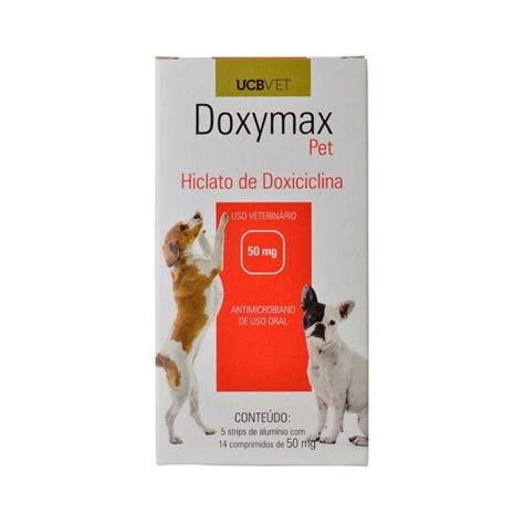Doxymax 50 Mg Com 14 Comprimidos Ucbvet Kajavet Farmácia Veterinária