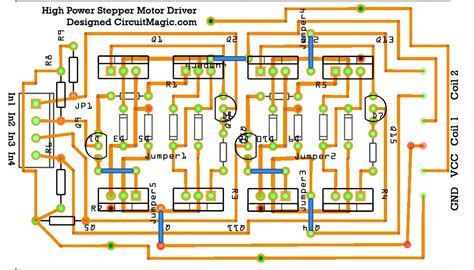 Stepper Motor Driver Circuit Pcb Design
