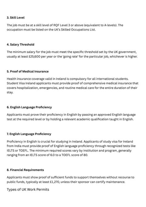 Remember These Uk Work Permit Requirements Pdf