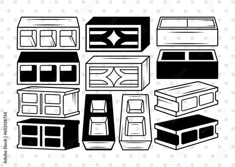 Vetor De Cinder Block Silhouette Cinder Block Svg Building Blocks Svg Concrete Blocks Svg Vetor De Cinder Block Silhouette Cinder Block Svg Building Blocks Svg Concrete Blocks Svg