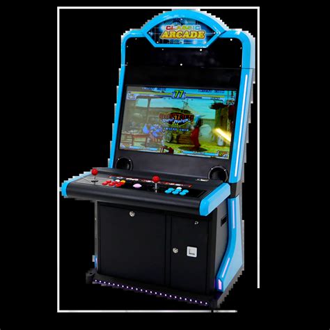 Blue And Metal Candy Cabinet Arcade Game With Trackball And 3 000