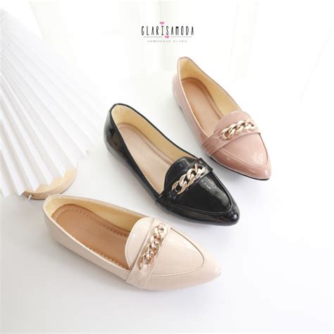 Jual Glarisamoda Marcy Sepatu Flatshoes Wanita Sepatu Teplek Flat Shoes