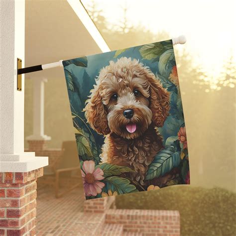Cockapoo Dog Garden And House Banner Flag Veterinarian Dog Mom Dad Lover