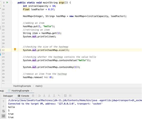 Hashing In Java Programmathically