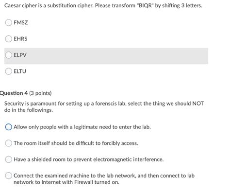 Solved Caesar Cipher Is A Substitution Cipher Please