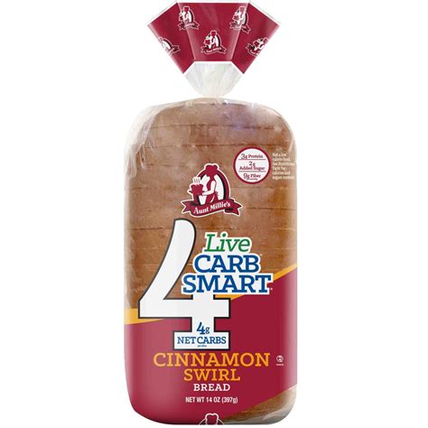 Aunt Millies Live Carb Smart Bread