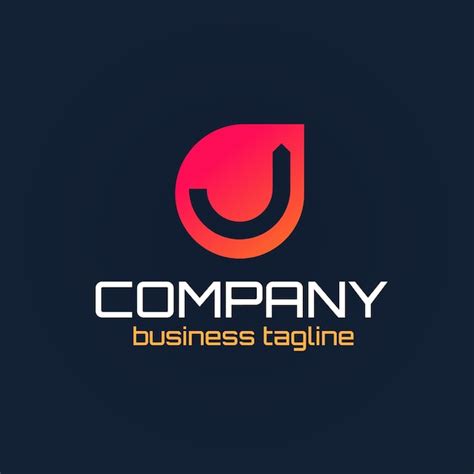 파란색 배경에 문자 J가 표시됩니다 프리미엄 벡터